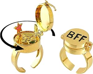 Amazon.com: Spongebob Rings BFF, Upgraded Spinning Design Best Friends ...