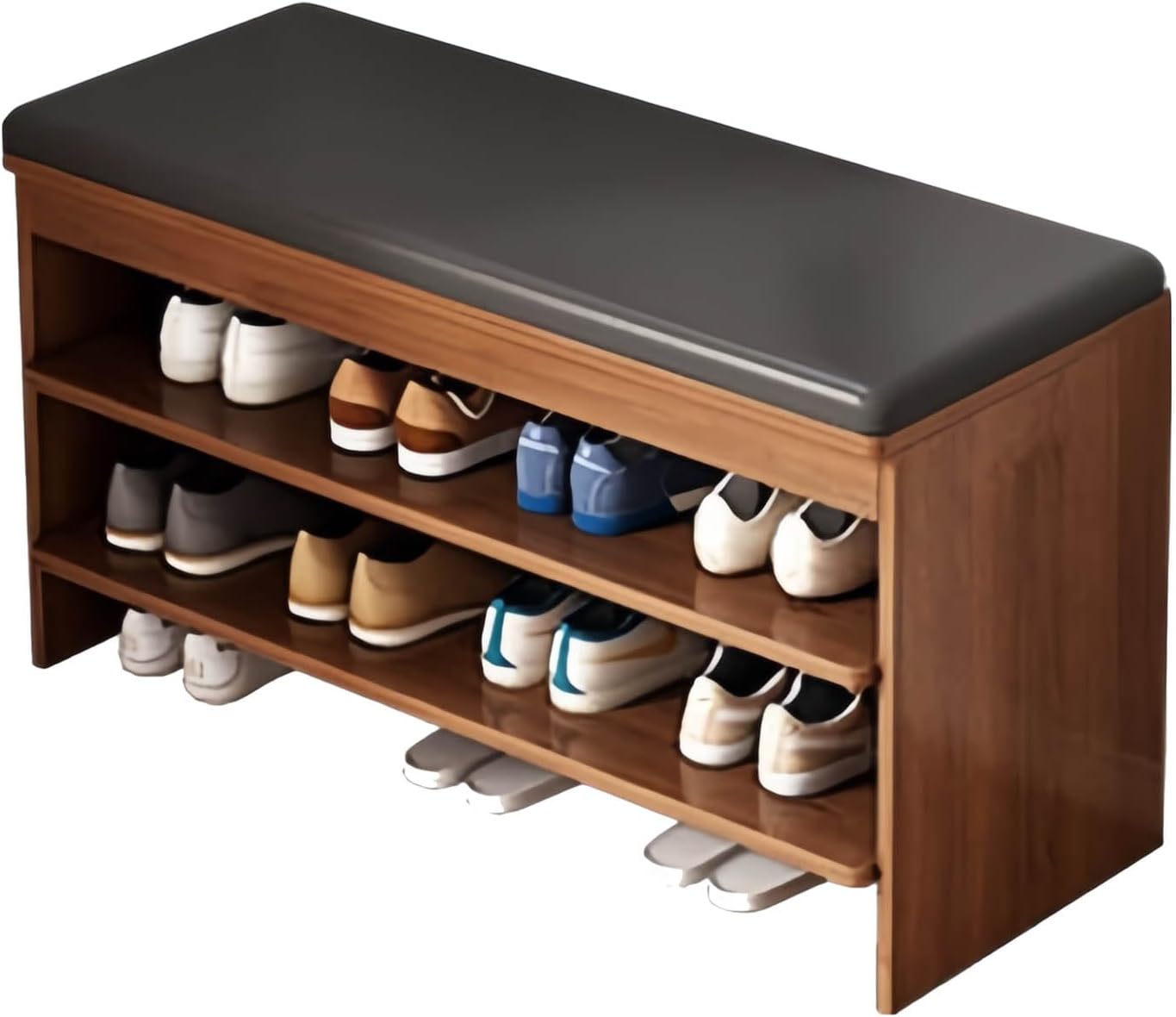Amazon.com: Shoe Bench Boot Organizing Rack Entryway Storage Shelf with ...