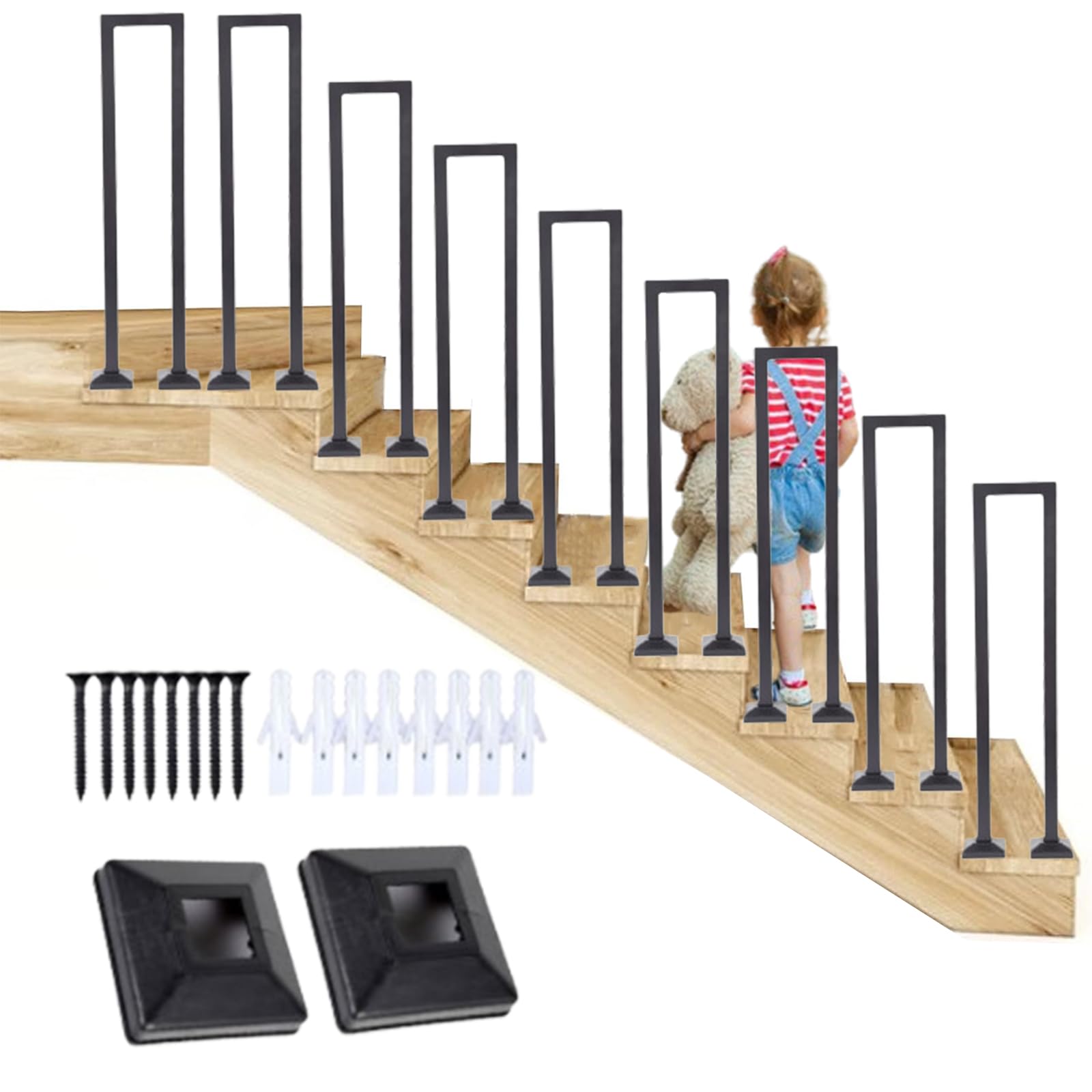 Buy Stair Railing Indoor, U-Stair Railing, Stair Railing Outdoor, Stair ...