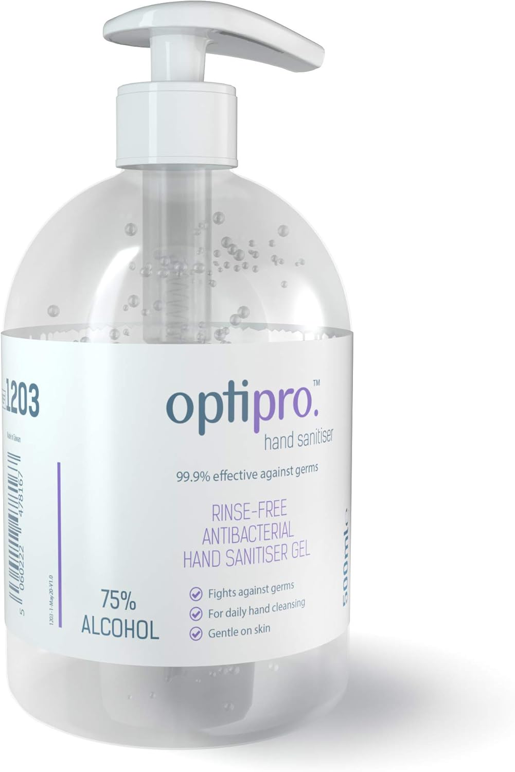 OptiPro 75% Alcohol Hand Sanitiser (60ml/300ml/500ml/1L) - 99.9% ...