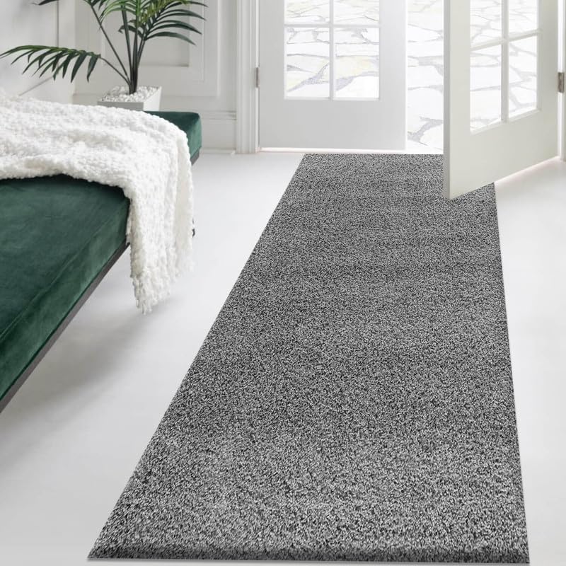 Cozy Haven Shaggy Collection Runner Rug - Hallway Carpet Runners, Non ...