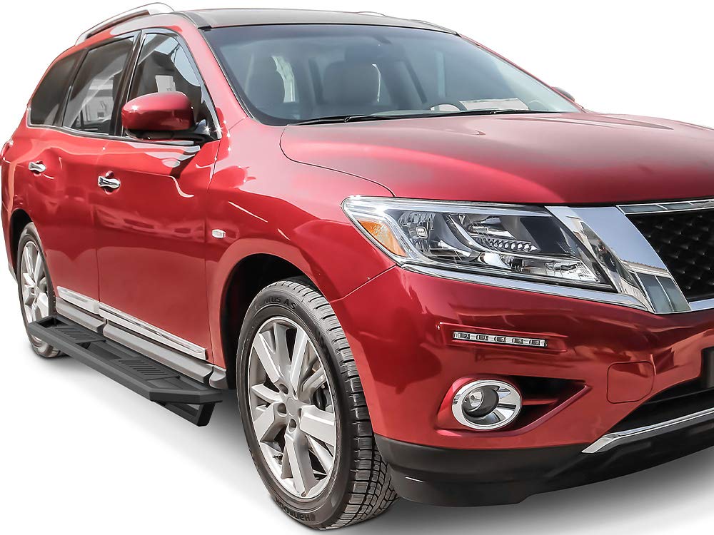 HD Ridez Side Steps Aluminum Armor Compatible with Nissan Pathfinder ...
