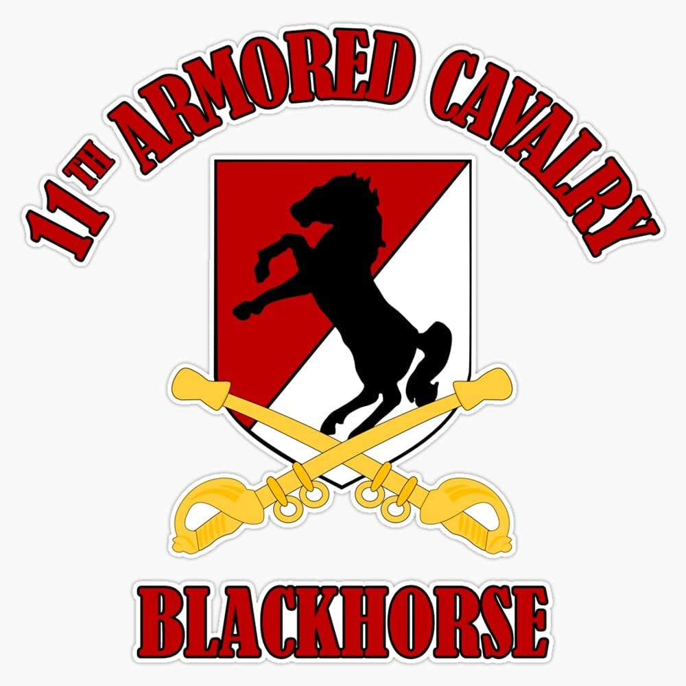 Amazon.com: U.S. Army 11th ACR (Armored Cavalry Regiment) Vinyl Decal ...