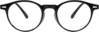 Amazon.com: FEISEDY Vintage Round Blue Light Blocking Glasses for Women Men TR90 Frame Clear ...