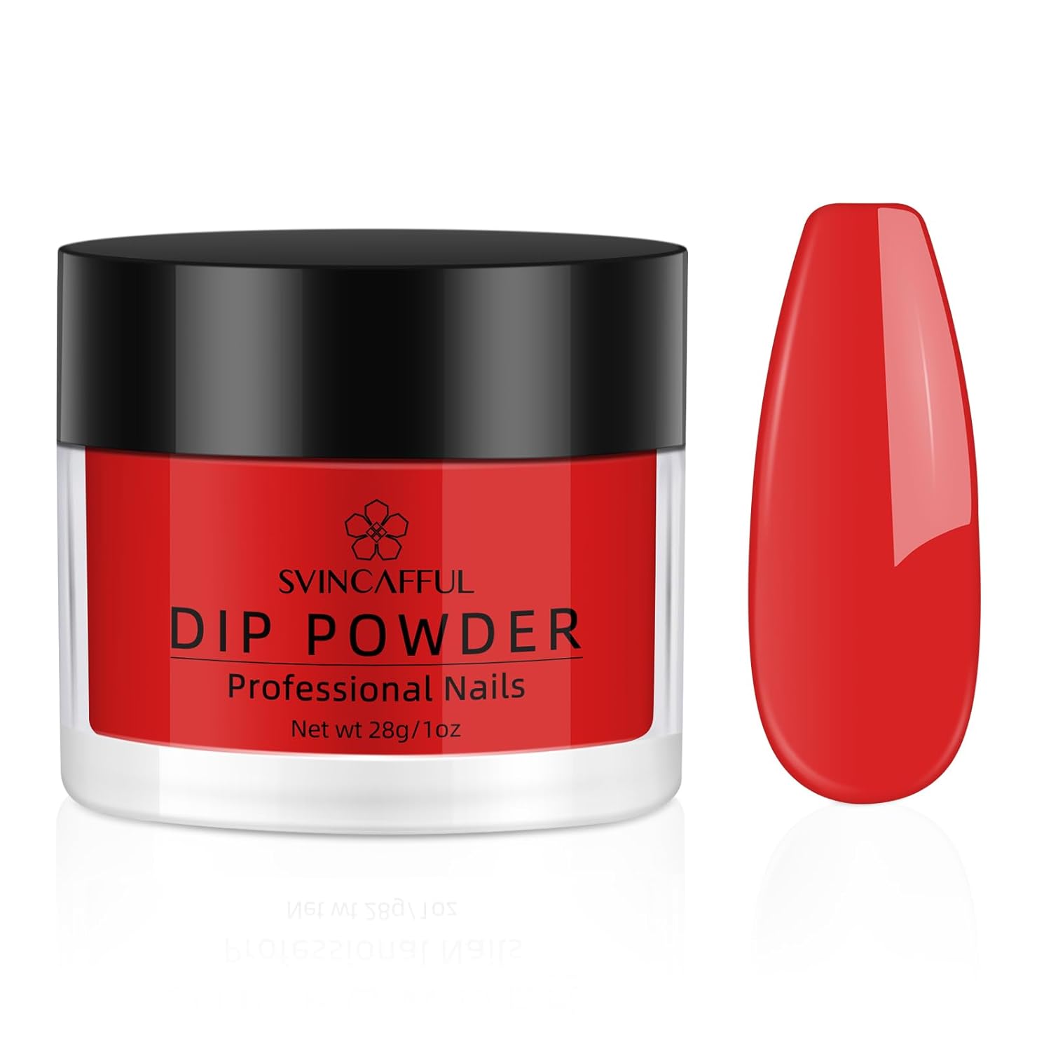 Amazon.com: SVINCAFFUL Dip Powder Classic Red for New Year, Red Dip ...