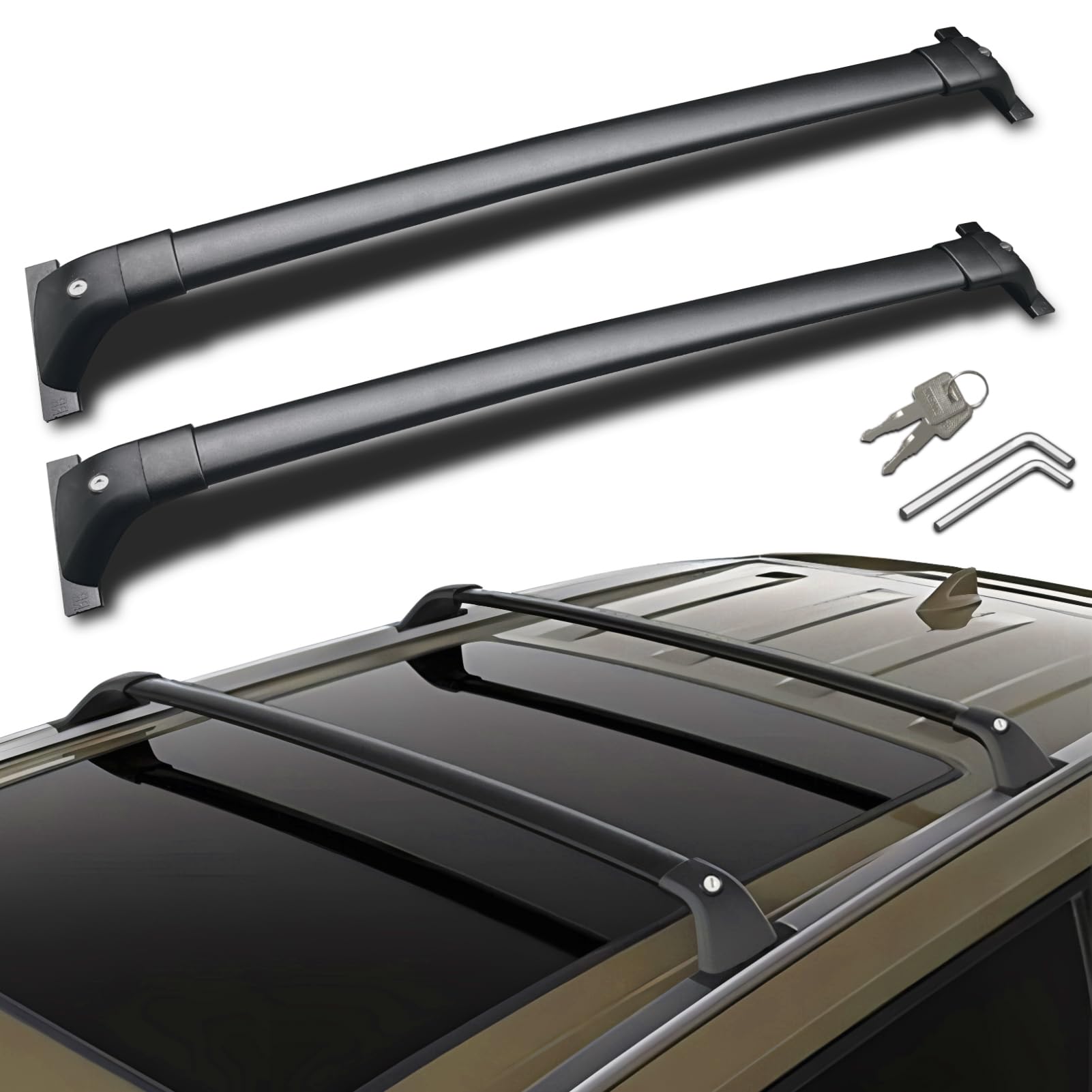 Snapklik.com : 2025 2024 For Toyota Grand Highlander Roof Rack Cross Bars