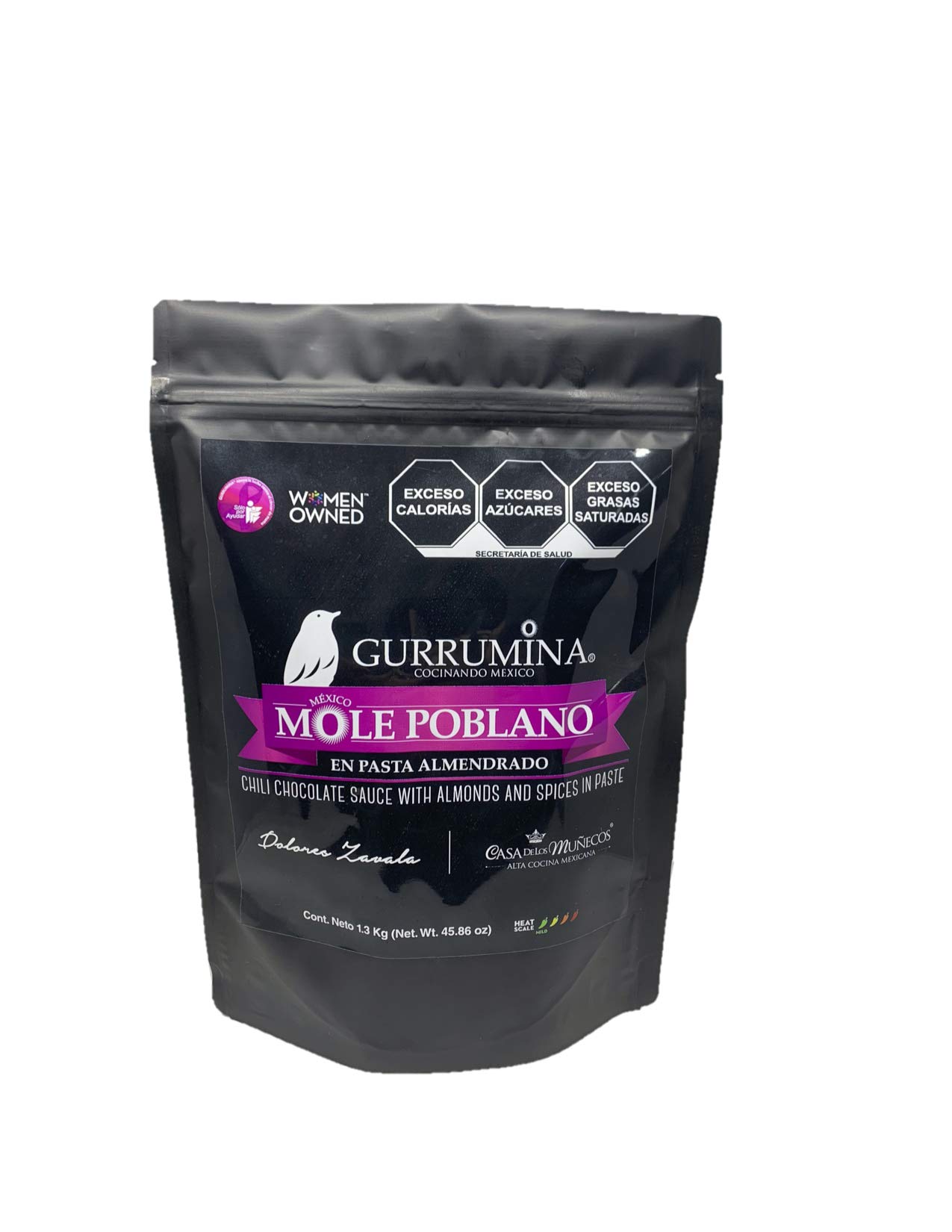 Gurrumina Mole Poblano en Pasta Almendrado, 1.3 Kg : Amazon.com.mx ...