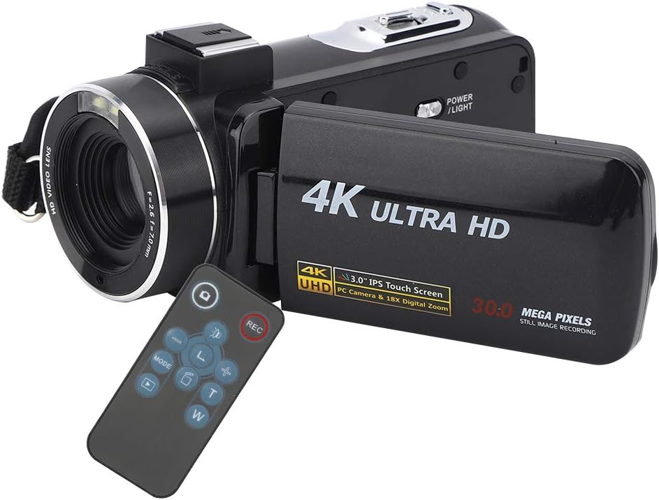 Sunscien Video Camera Camcorder, Full HD 1080P Digital YouTube Vlogging ...