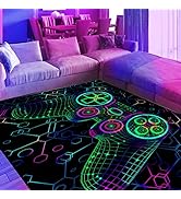 Amazon.com: EISKBC Neon Tree of Life Area Rug, Large Blacklight UV ...