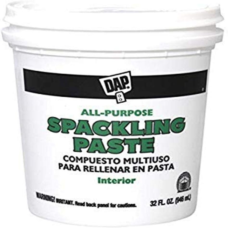 10 Pack Dap 12140 Fast 'n Final Interior/Exterior Lightweight Spackling ...
