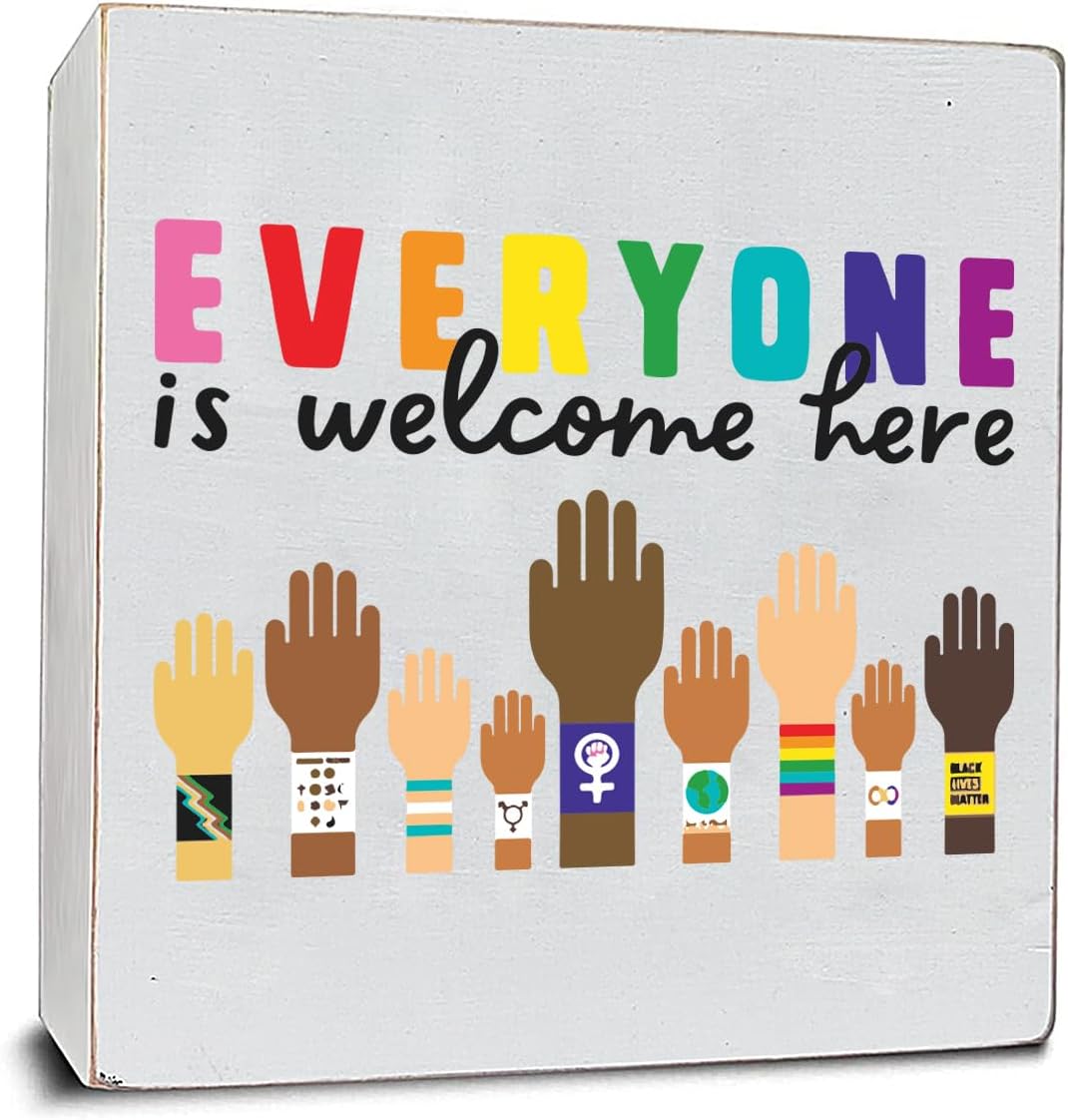 Amazon.com : Gay Pride Desk Decor,So Glad You're You LGBT Pride Acrylic ...