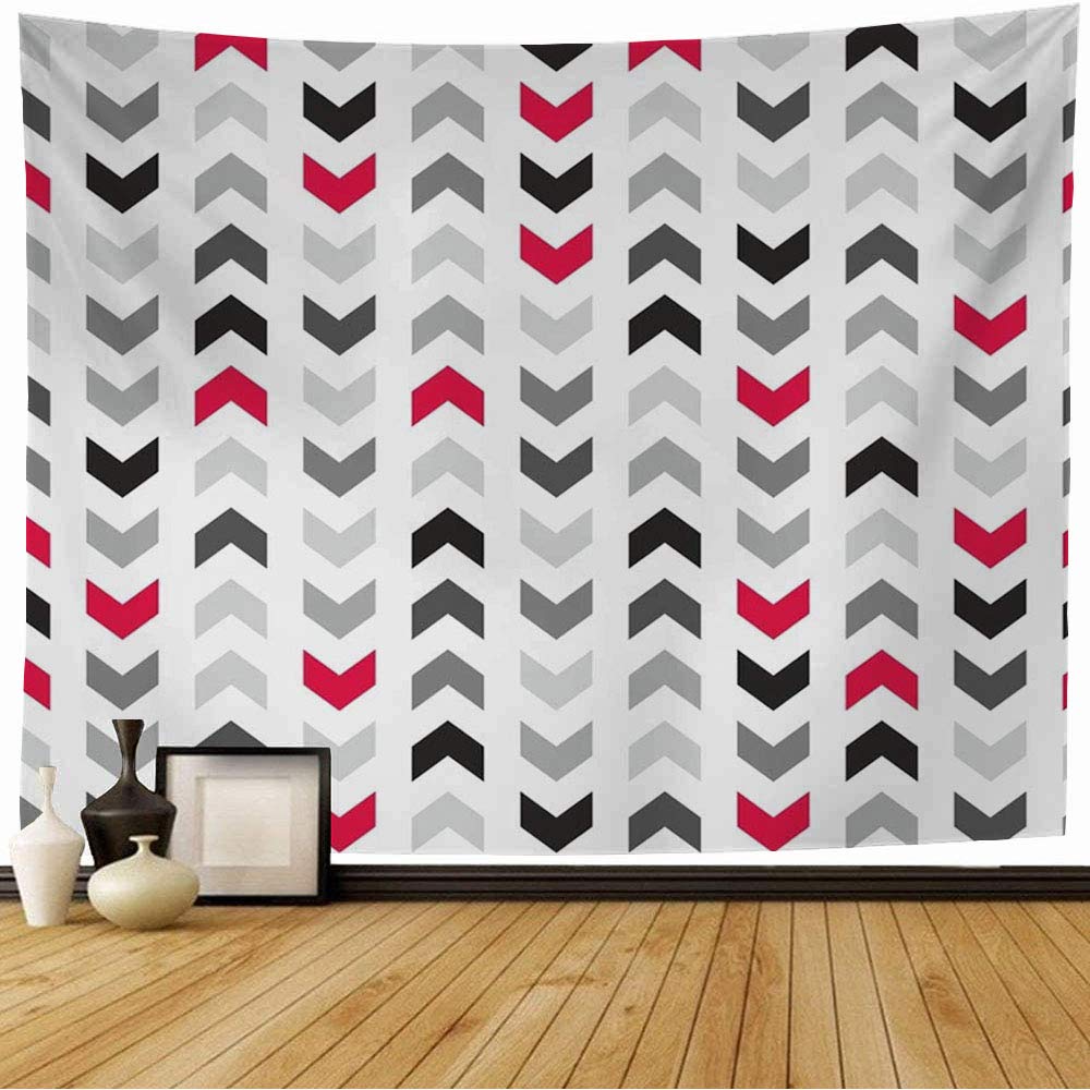 Dark Red Chevron Wallpaper