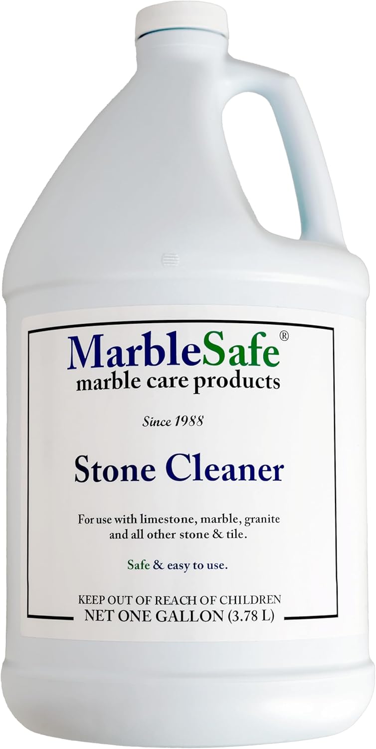 Amazon.com: MarbleSafe® Natural Stone Cleaner - 1 Gallon Concentrate ...