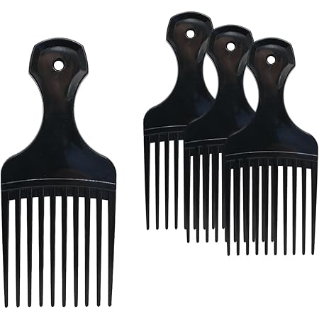 Amazon.com : Comfort Axis Plastic Mini Comb and Lift Hair Pick, 3 Pack ...