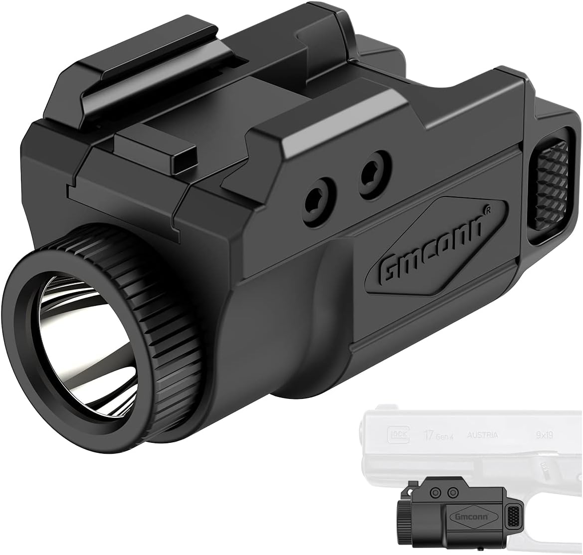 Amazon.com: Gmconn 700 Lumen Pistol Light, Compact Adjustable Rail ...