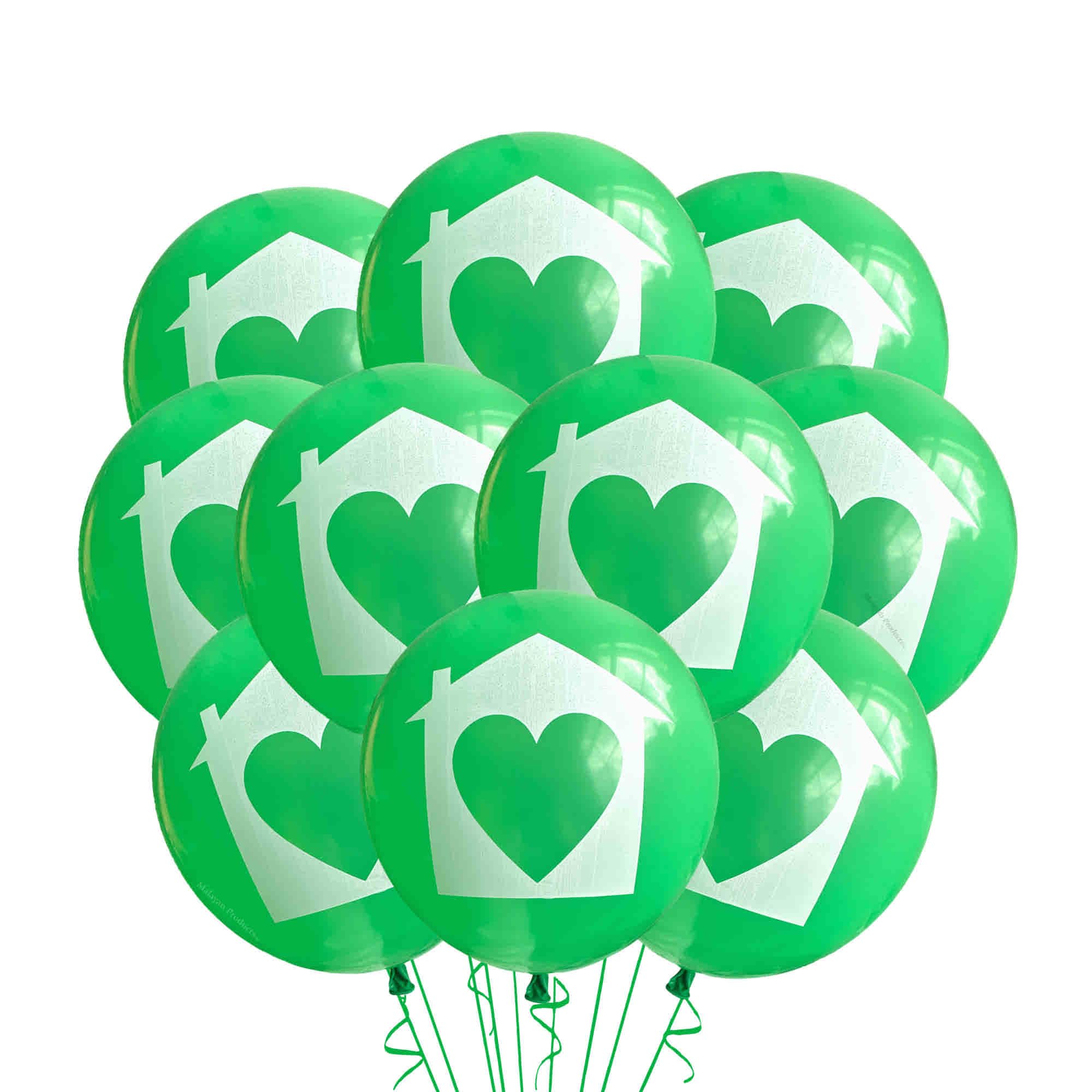 Amazon.com: House Balloons 12 Count Standard size, House Warming Party ...