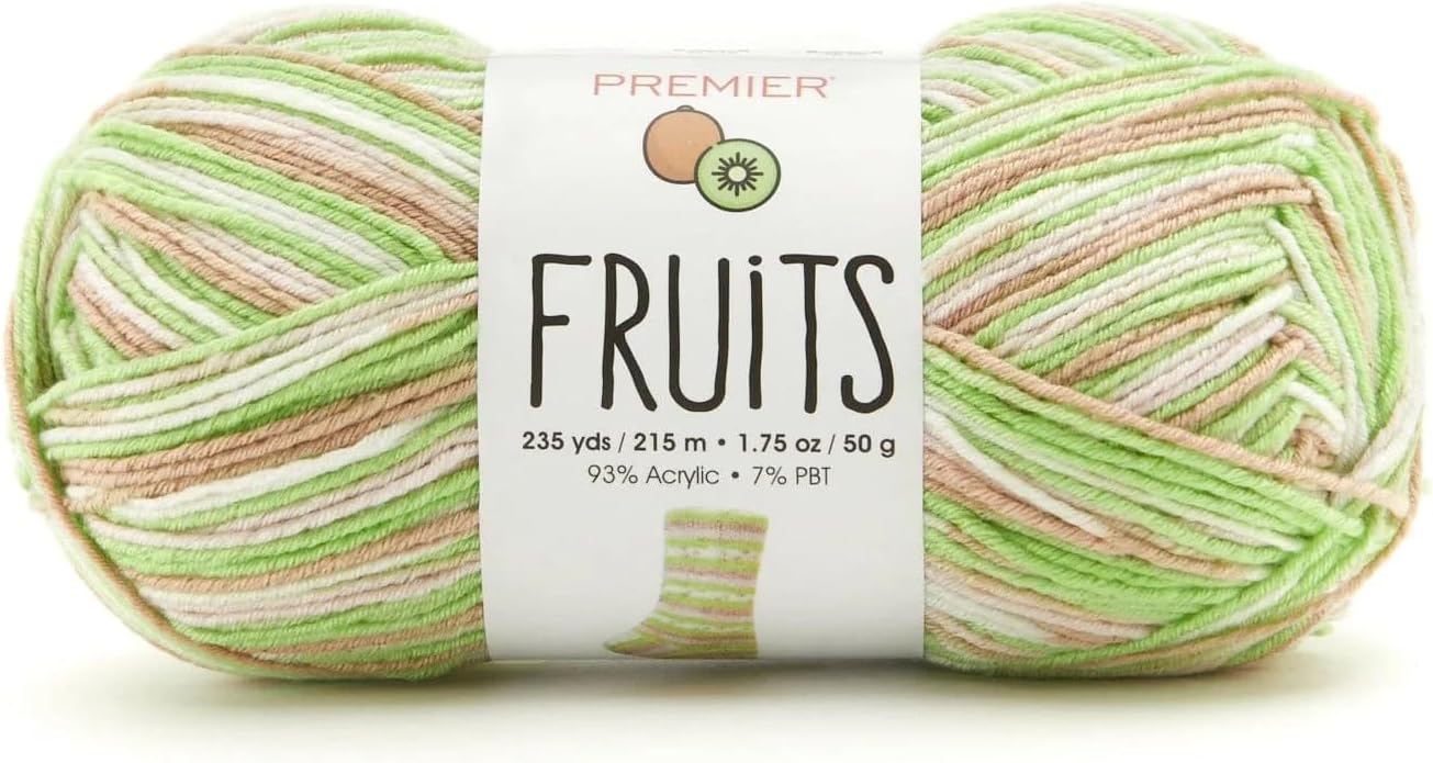 Amazon.com: Premier Yarns Fruits Yarn, Acrylic Yarn for Crocheting and ...