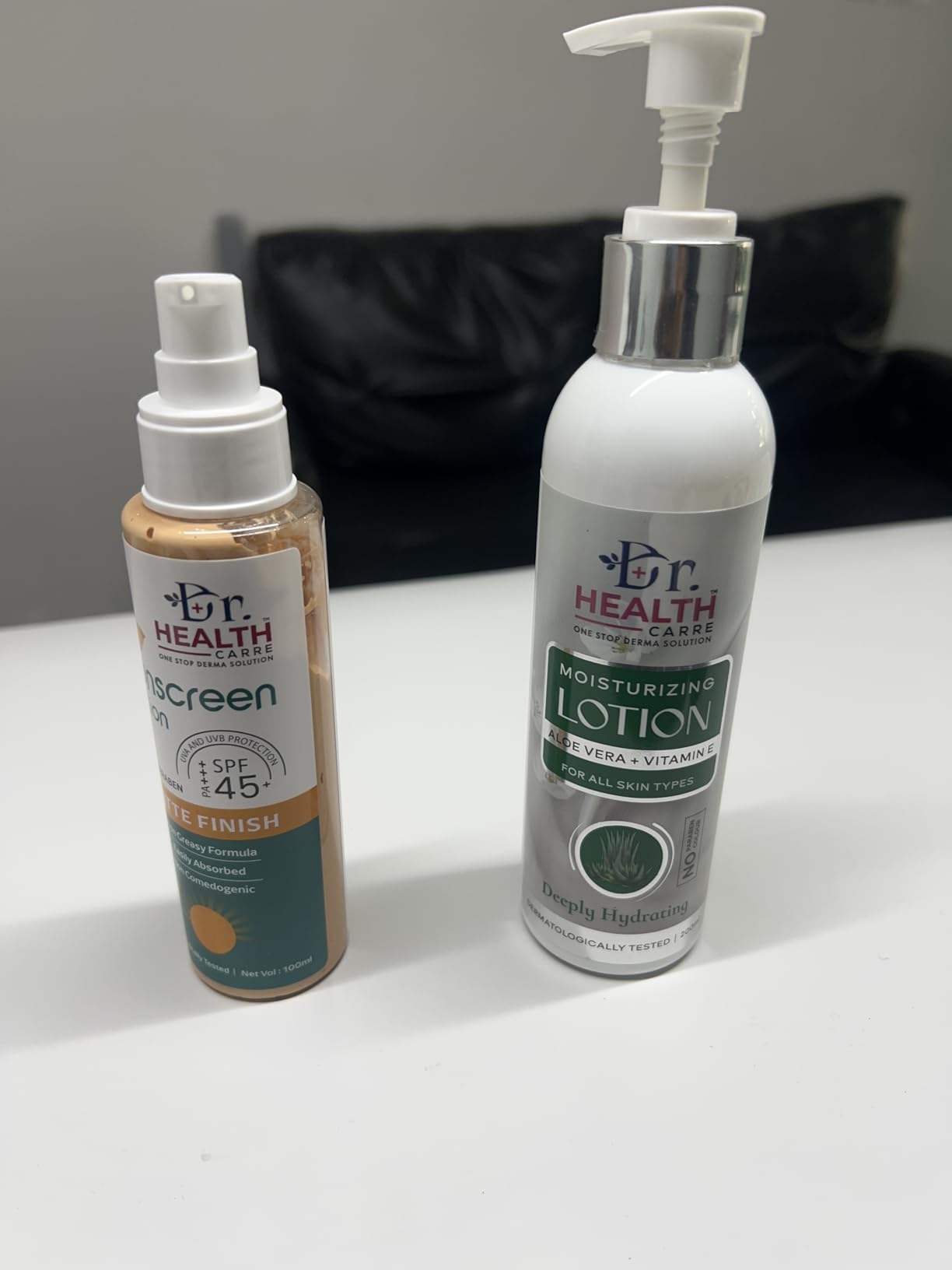 DrHealthCarre Sunscreen - SPF 50 PA+++ Sunscreen Lotion, UAV & UAB ...