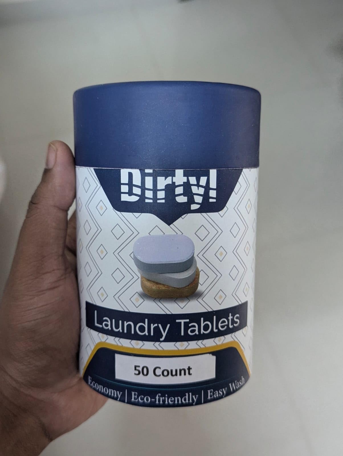 Dirtyl Laundry Detergent Tablets for Washing Machine - 50 Tablets ...