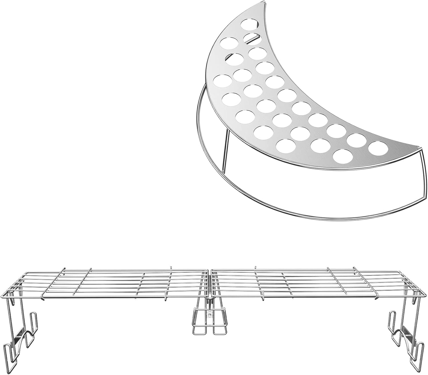 Amazon.com : Skyflame Adjustable Griddle Warming Rack for 17" 22" 28 ...