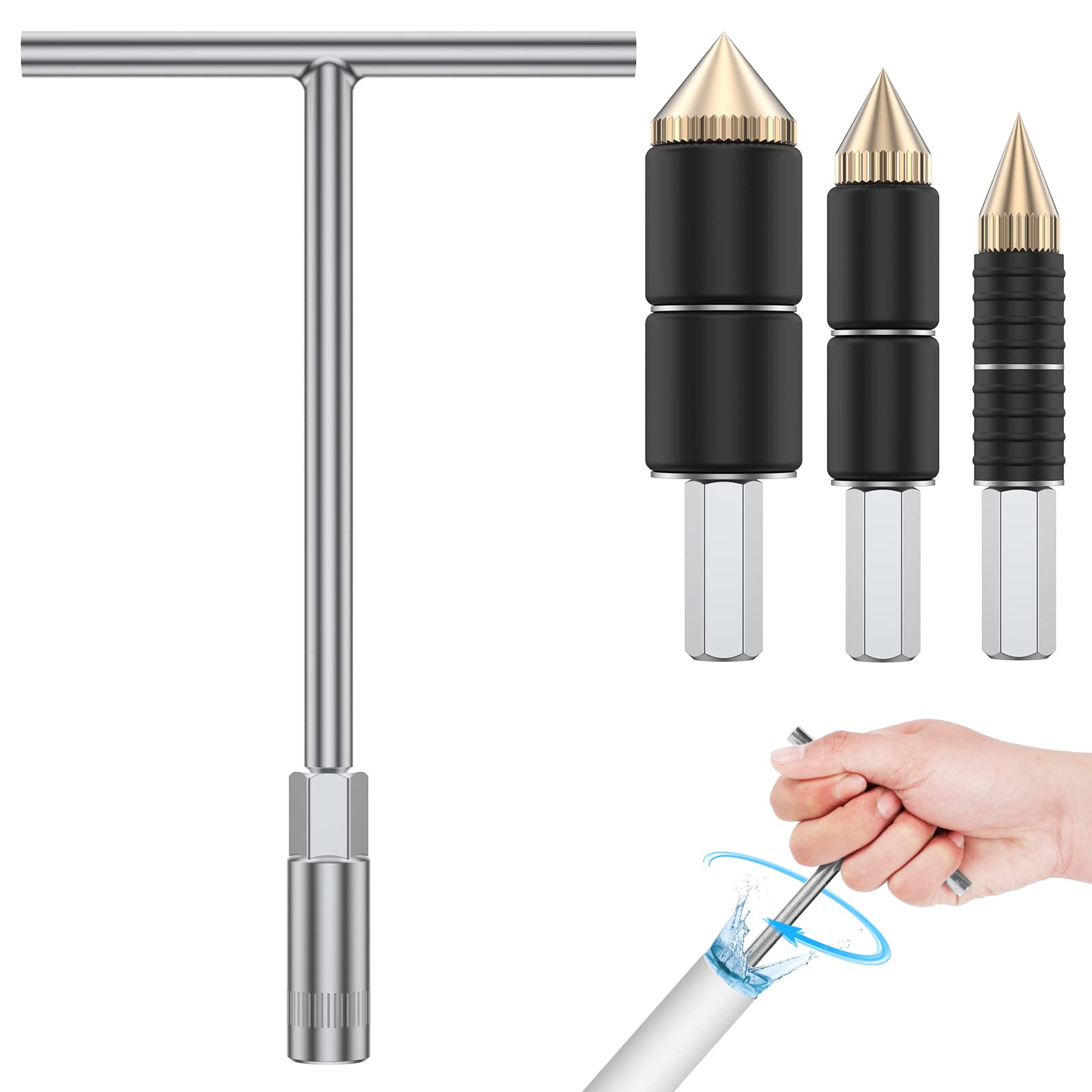 Amazon.com: Pipe Water Stopper Kit Hot-Melt Water Stop Pin, Plumbing ...