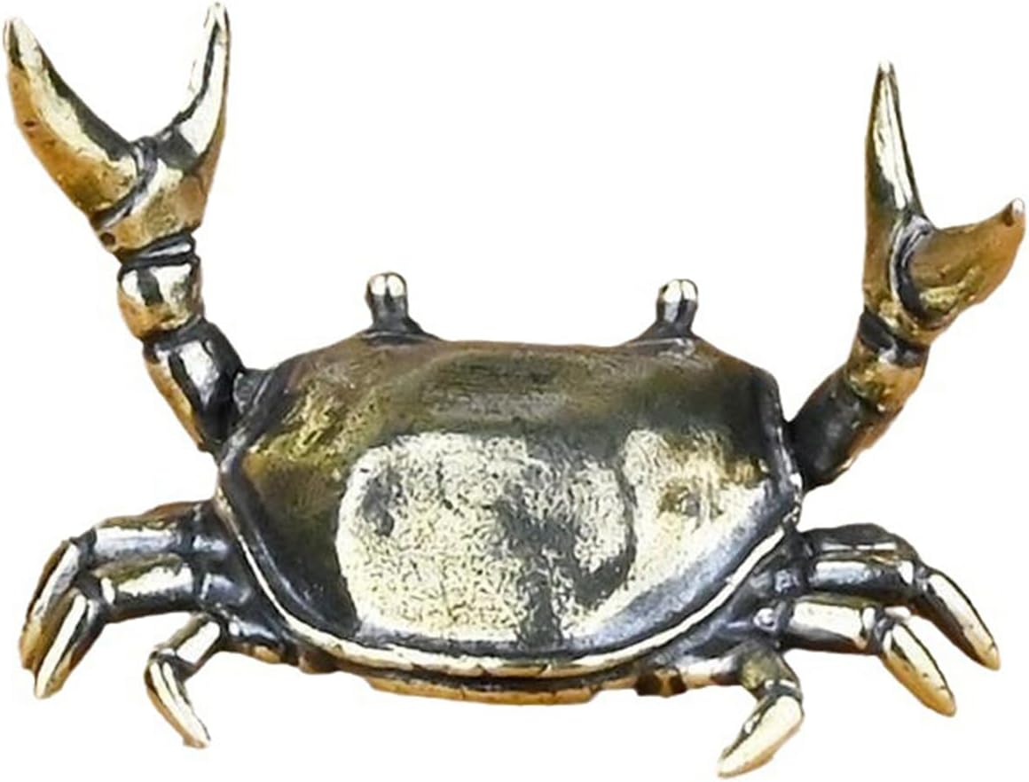 Amazon.com: PERZOE Funny Crab Pen Holder, Bronze Pen Holder ...