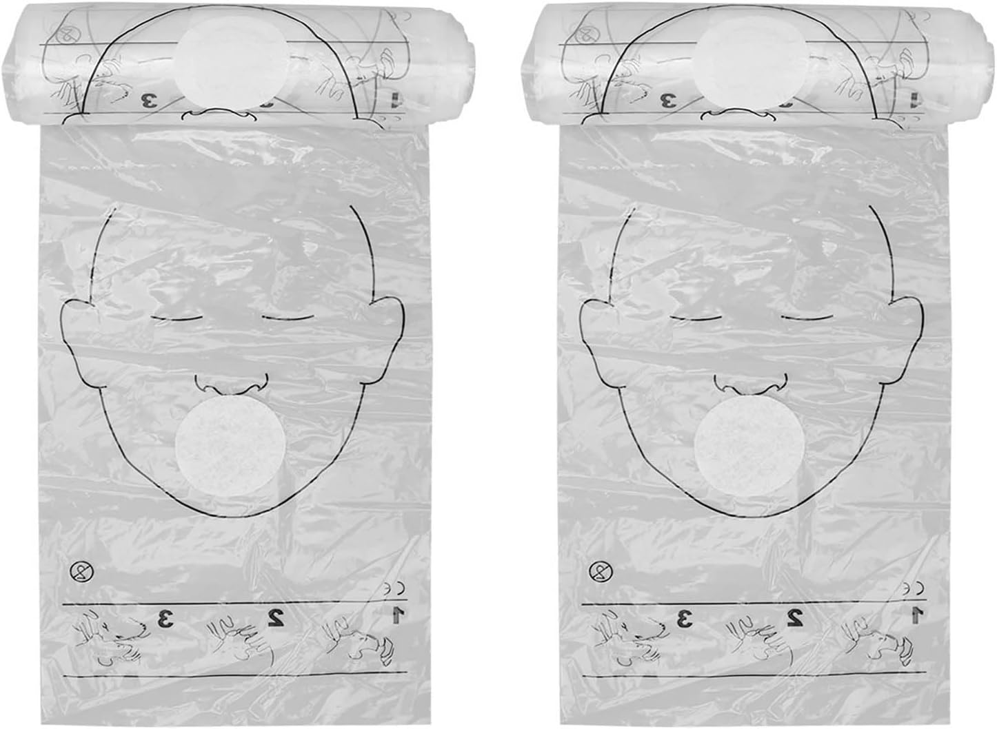 2 Roll First Responder CPR Barrier Cardiopulmonary Resuscitation ...
