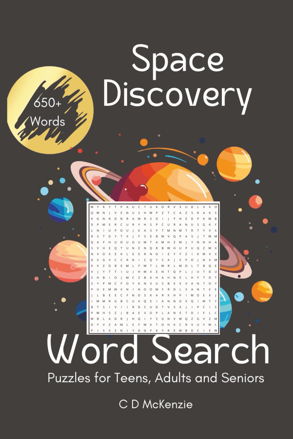 Space Discovery Word Search Puzzle Book: Word Search Puzzles for Space ...