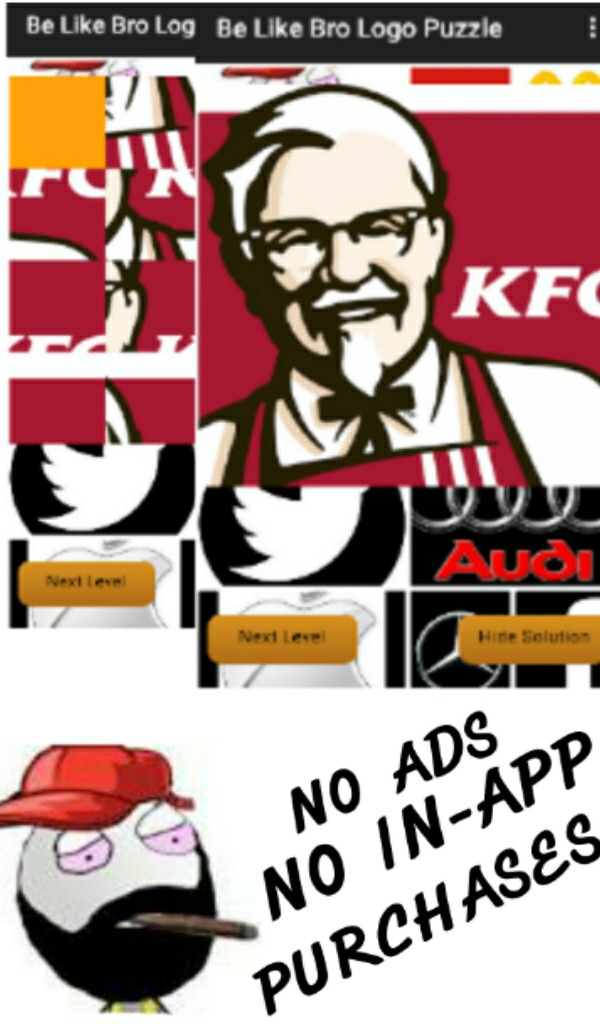Be Like Bro Logo Puzzle - App on Amazon Appstore