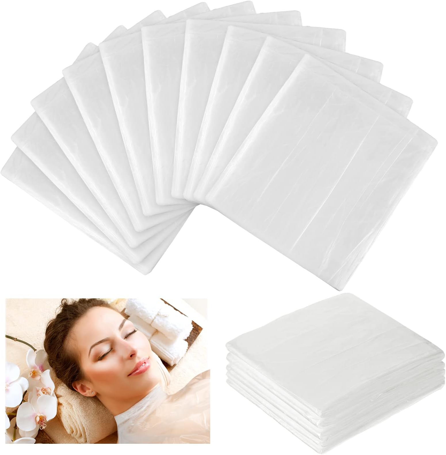 Amazon.com : VIDAYA Osmotic Plastic Body Wrap, 50 Pieces Sauna Wrap ...