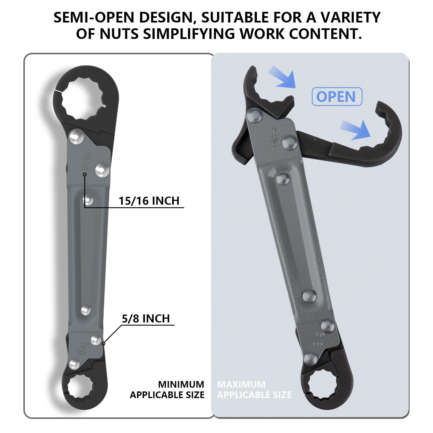 Snapklik.com : Holdly Plumbing Tools Angle Stop Wrench,Professional ...