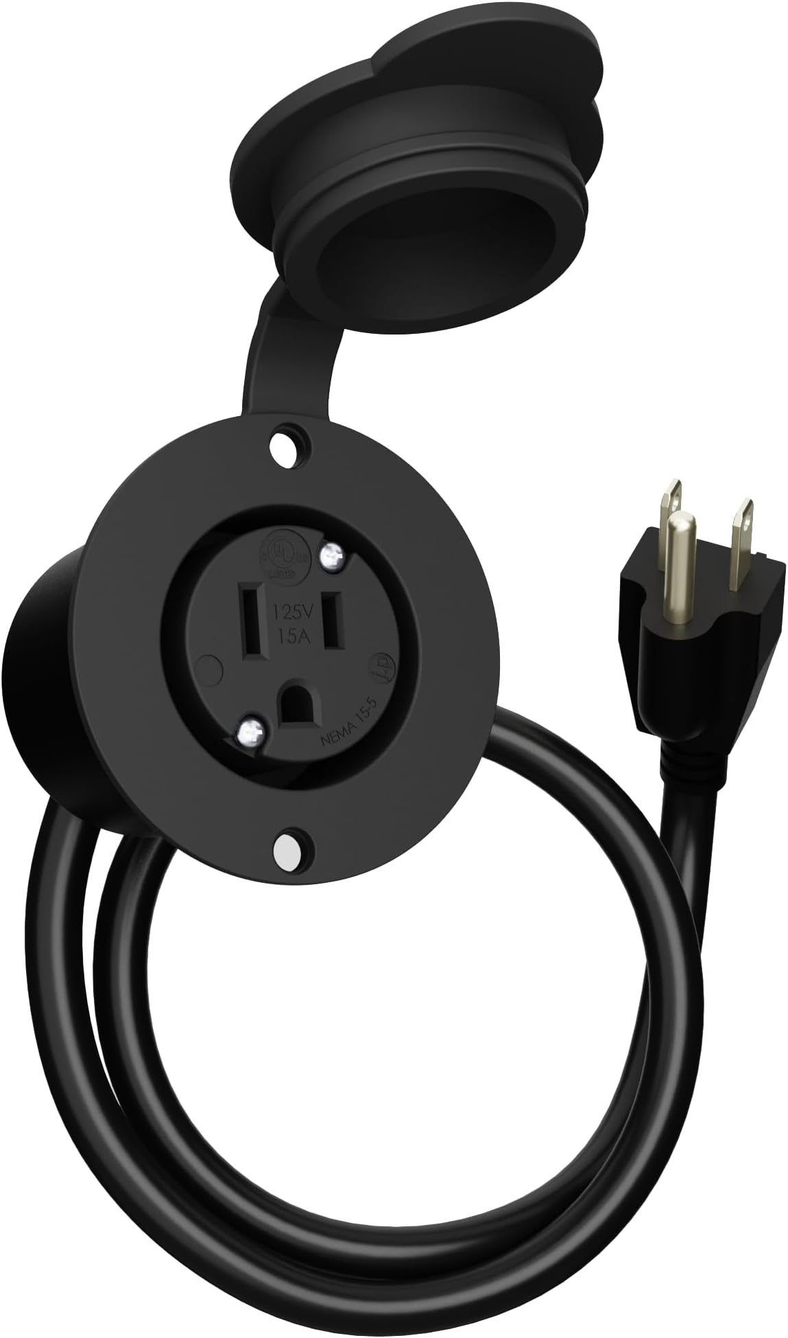 15A Weatherproof Outdoor Power Outlet by Journeyman-Pro 15 Amp 125 Volt ...