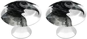 Plague Doctor Round Drawer Cabinet Knobs Handles with Screws,2 Pcs ...