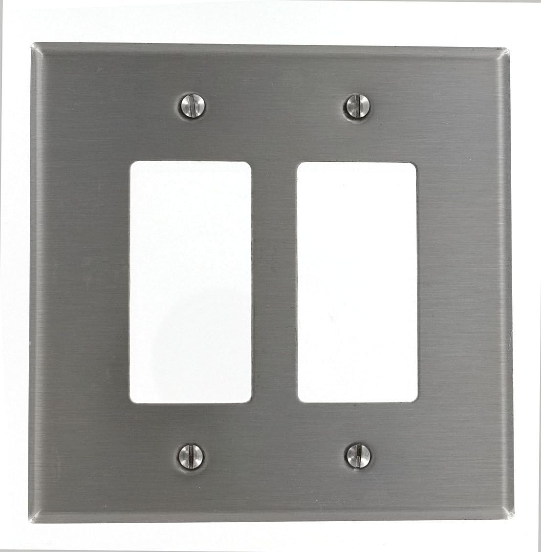 Amazon.com: Leviton SO262 2-Gang Decora/GFCI Device Decora Wallplate ...