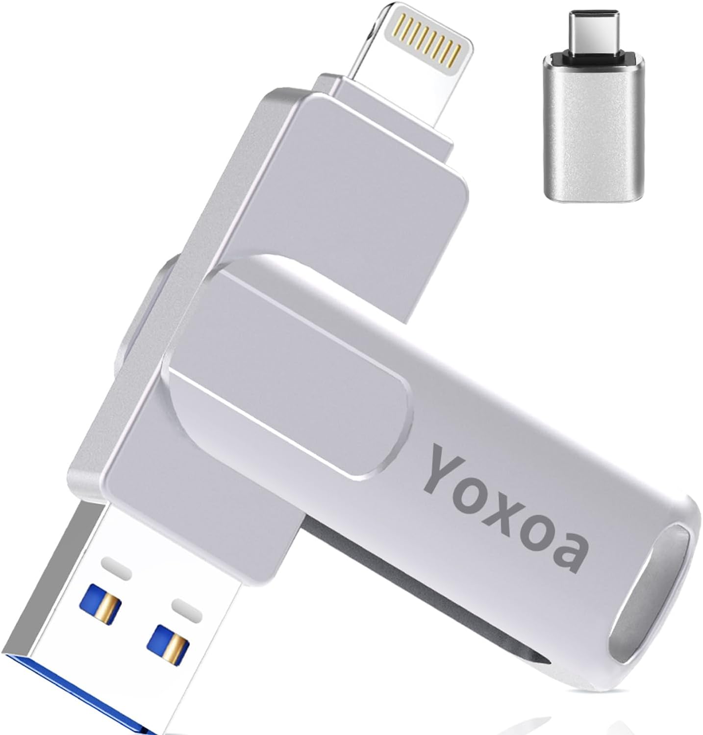 Amazon.com: Patianco Apple MFi Certified 512GB iPhone/iPad USB Flash Drive, Lightning Connector ...