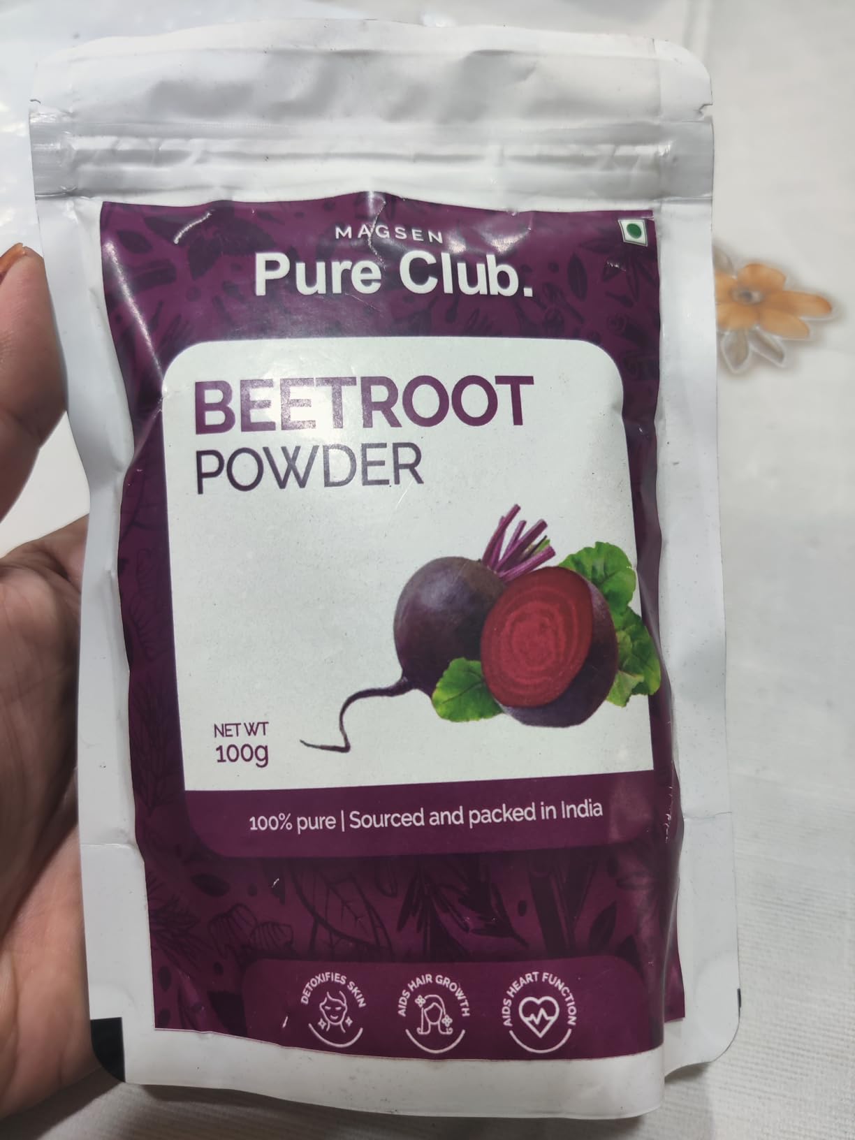 Pure Club Natural & Pure Beetroot Powder | Improves Heart Health ...