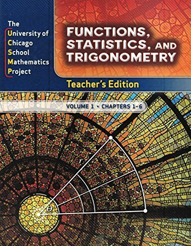 UCSMP Functions, Statistics, and Trigonometry, 2-Volume Teacher's ...