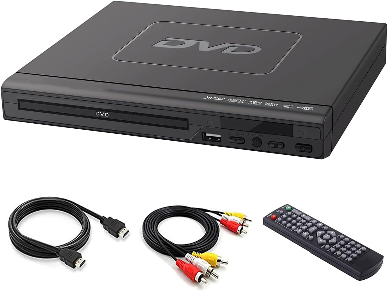 Amazon.com: DVD Player for TV, Home DVD Players with HD/AV/Coaxial ...