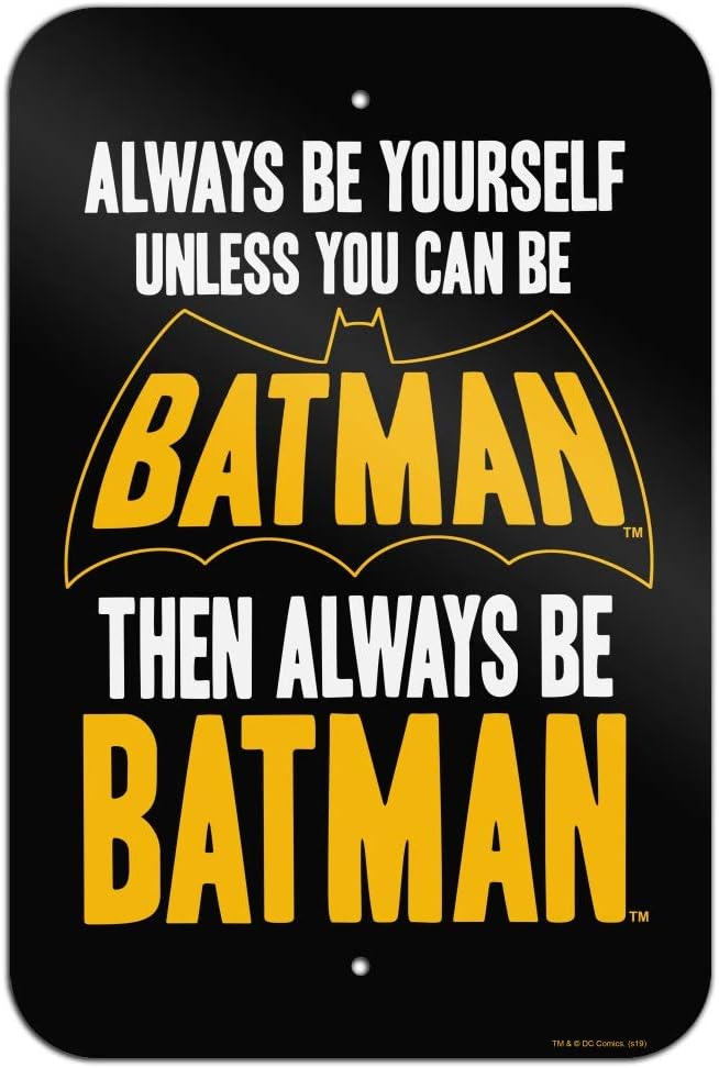 Amazon.com: GRAPHICS & MORE Batman Be Batman Home Business Office Sign ...