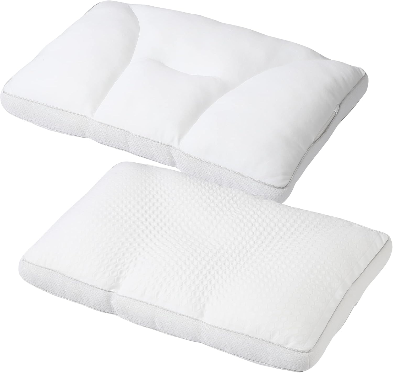 Amazon｜nishikawa【西川】 ホテルテイスト 2Way 枕 洗える もっちり ふわふわ 両面使える リバーシブル 高さ調整可能 ダニを通しにくい生地を使用 マシュマロタッチ ...