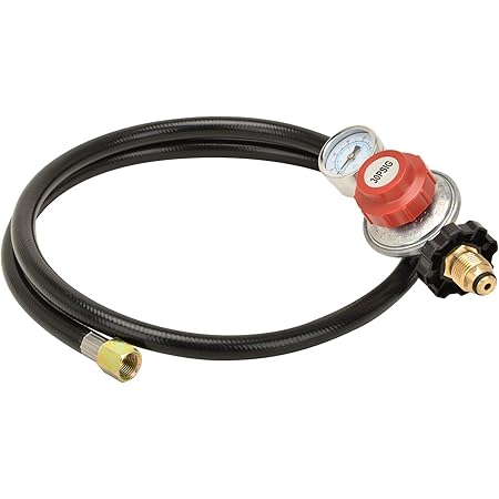 Amazon.com: only fire 4Ft High Pressure Adjustable Propane Regulator 0 ...