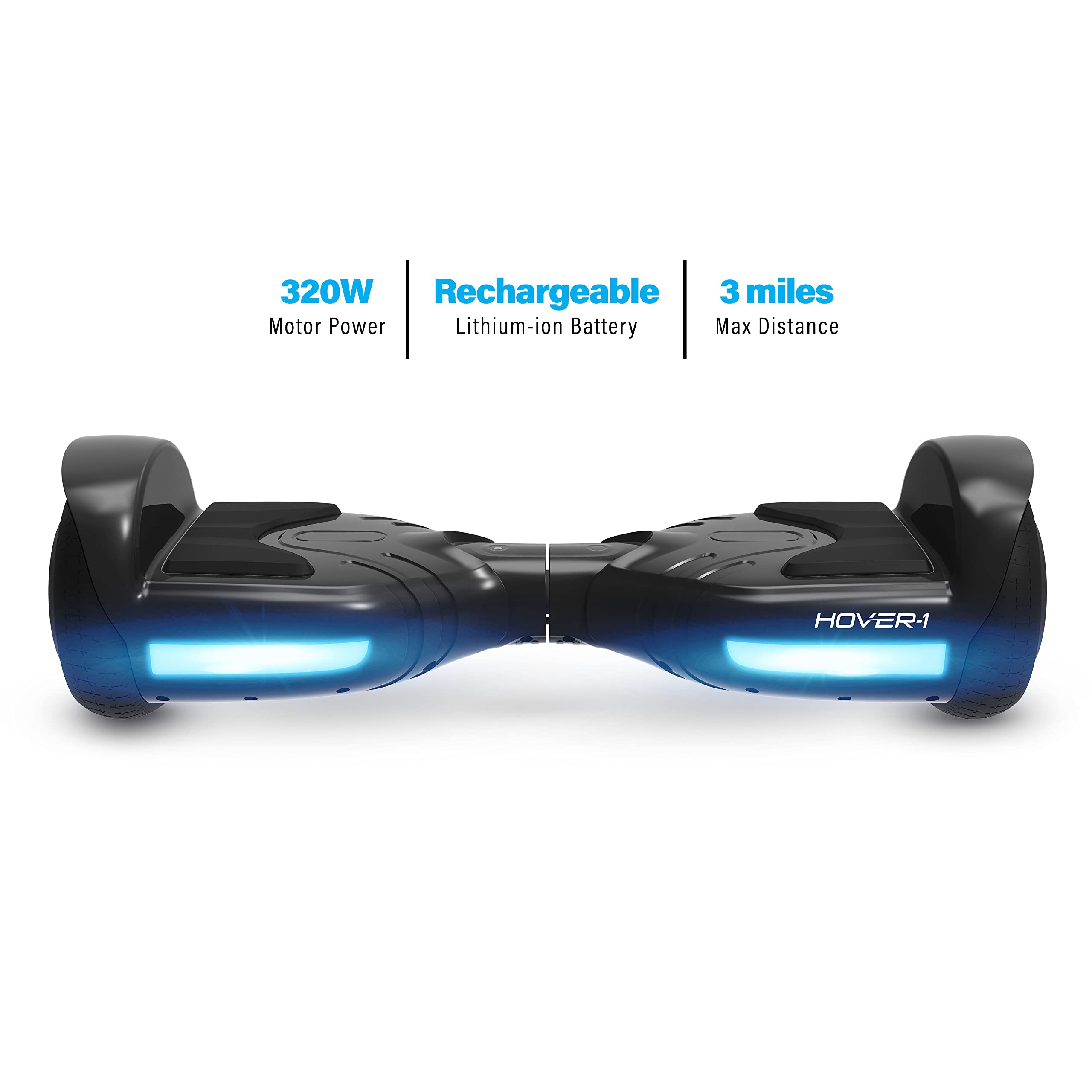 Hover-1 Rocket Electric Self-Balancing Hoverboard with 6.5” LED Light ...