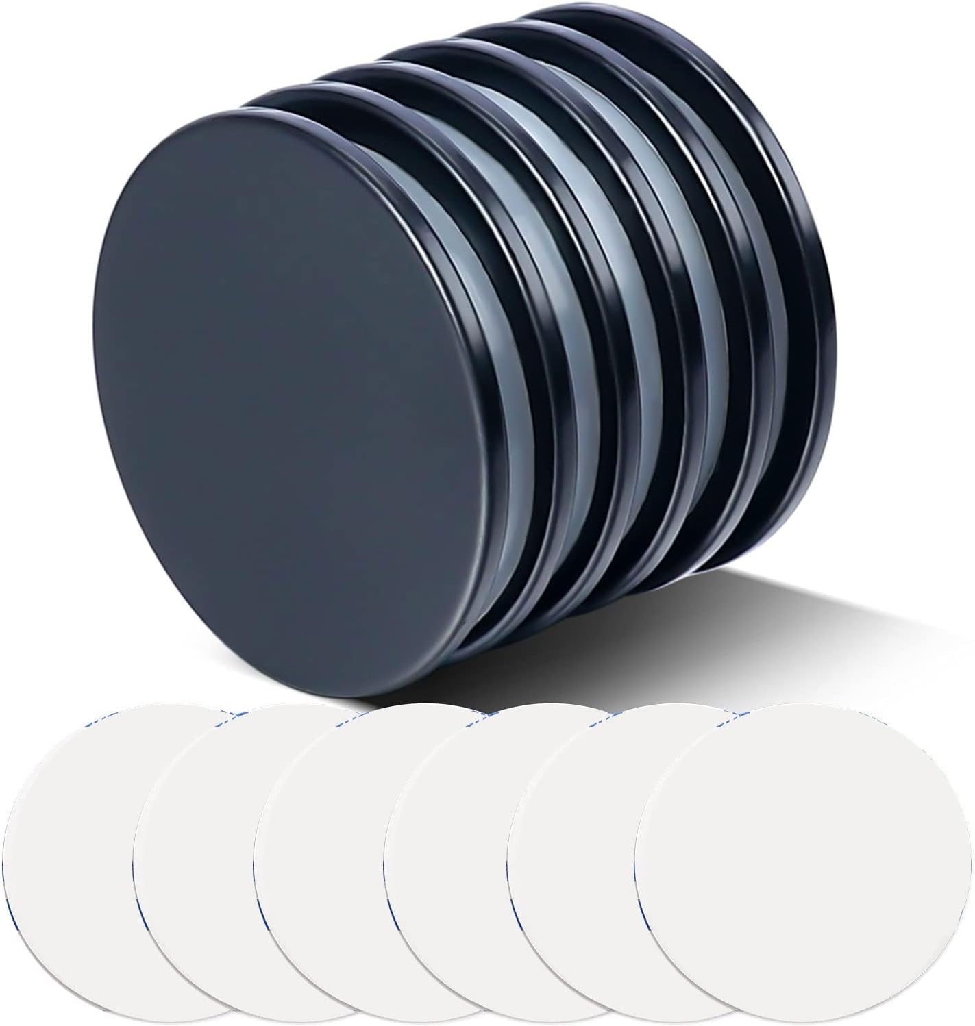 Magnetpro Pack of 6 Disc Magnets 6 kg Force 25 mm Diameter x 3 mm Thick ...