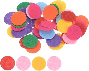Amazon.com: HARFINGTON 100pcs Round Felt Circles, 15mm 5/8" Pre Cut ...