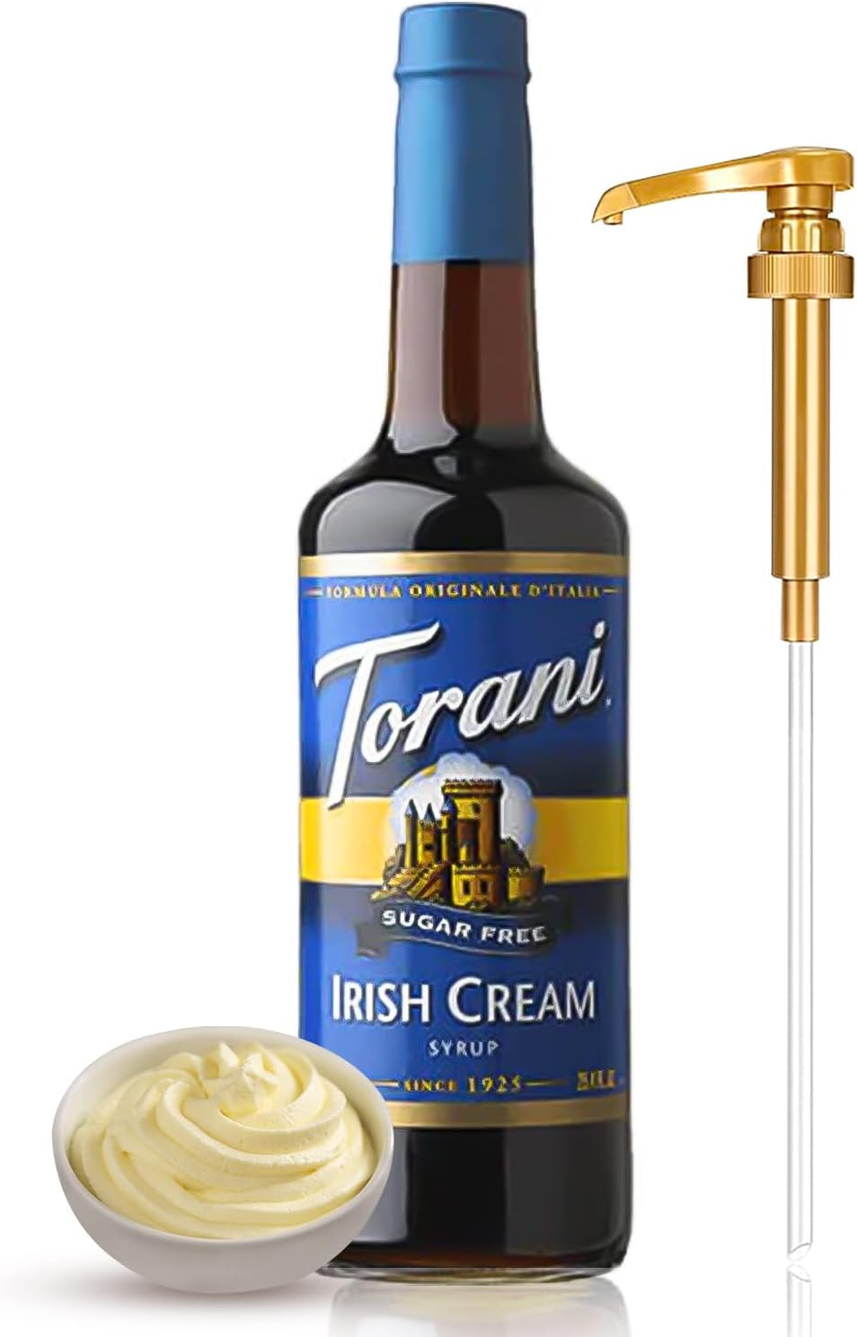 Amazon.com: Premium Sugar Free Irish Cream 750 ml Coffee Syrup ...