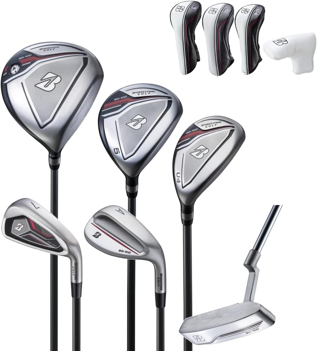 Amazon.co.jp: ブリヂストン BG-100 クラブセット 11本組 (1W,5W,U4,I6-I9,P,A,S,PT) オリジナル ...
