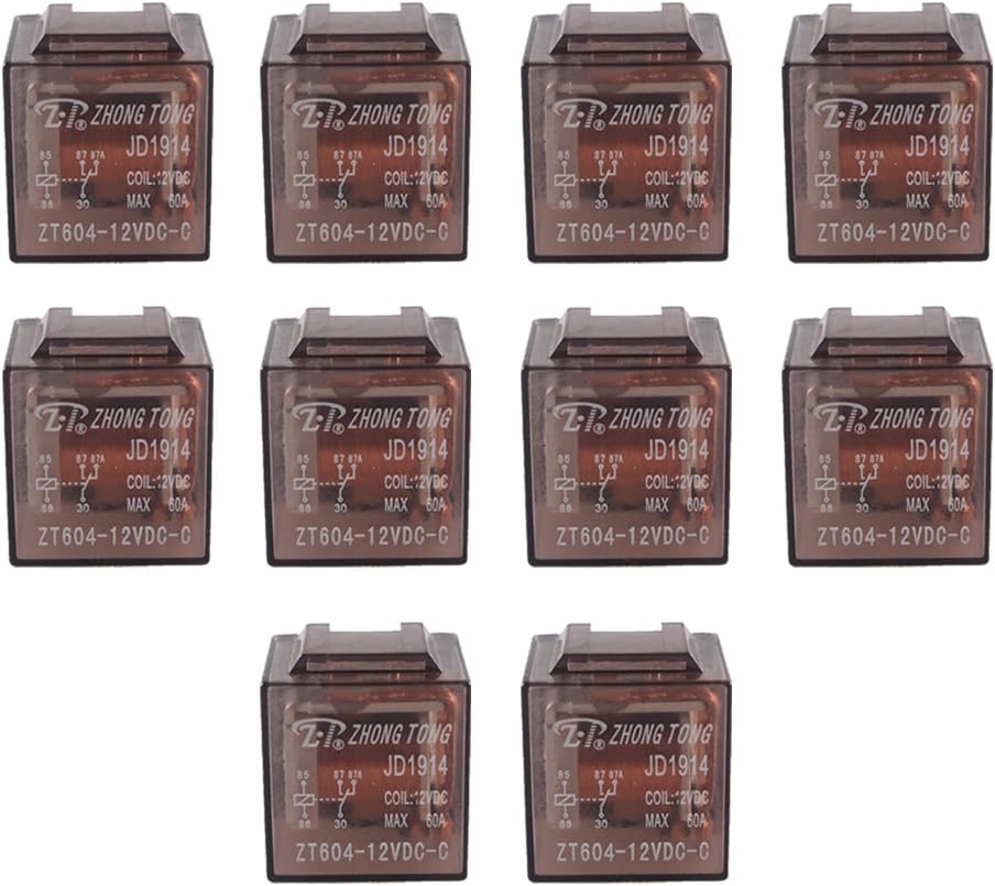Amazon.com: ESUPPORT Car Automotive Relay 12V 60A SPDT 5Pin Switch Pack ...