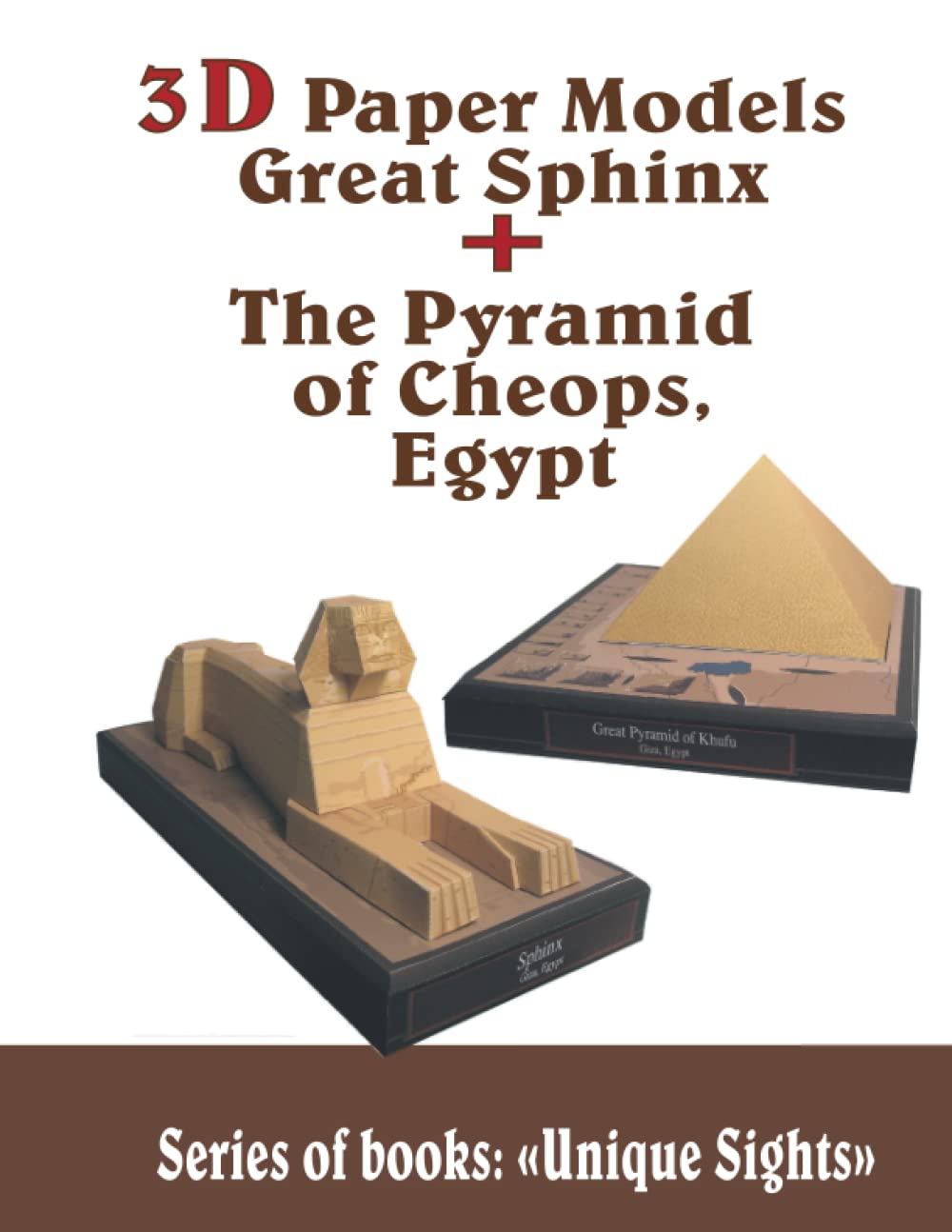 3d Paper Models Great Sphinx The Pyramid Of Cheops Egypt | Desertcart INDIA