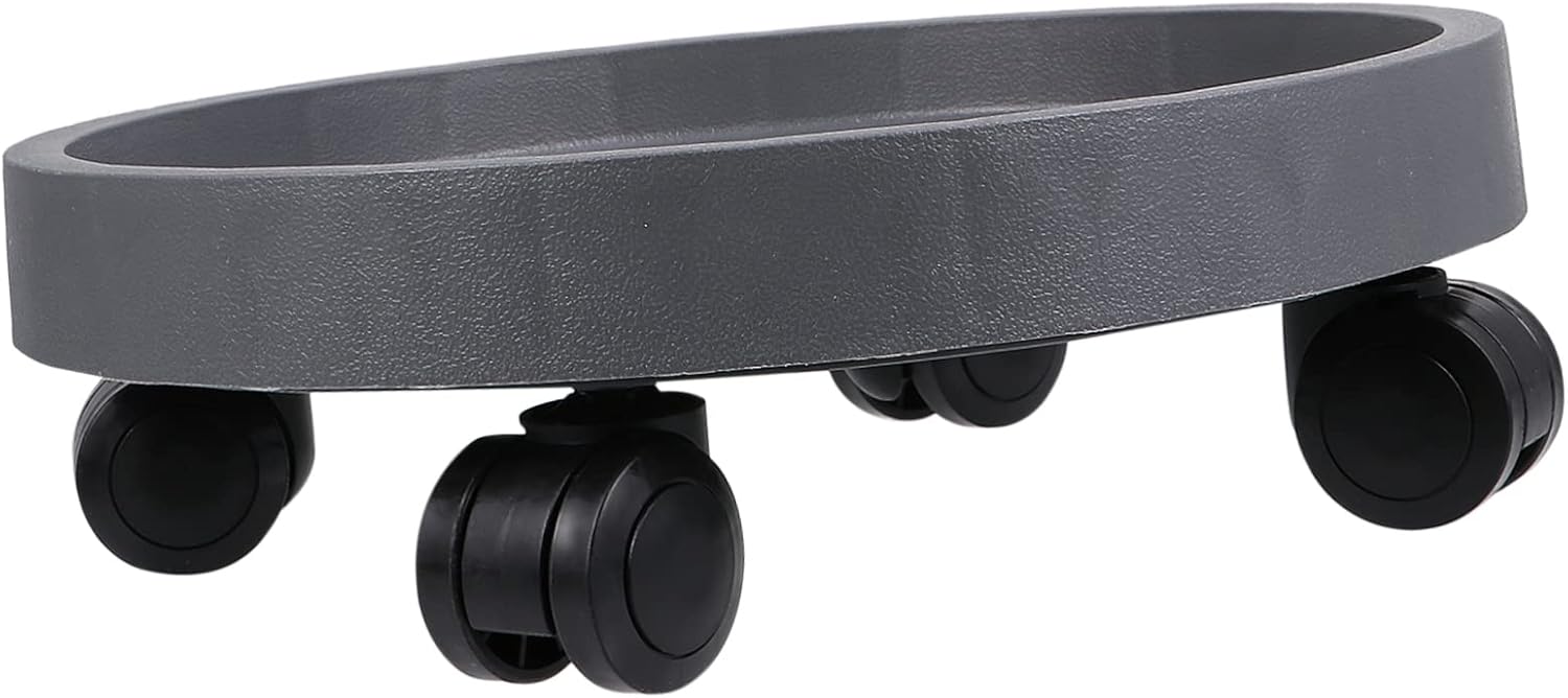 Amazon.com : Yardwe Flower Pot Base Flower Pot Trolley Wheeled Pot ...