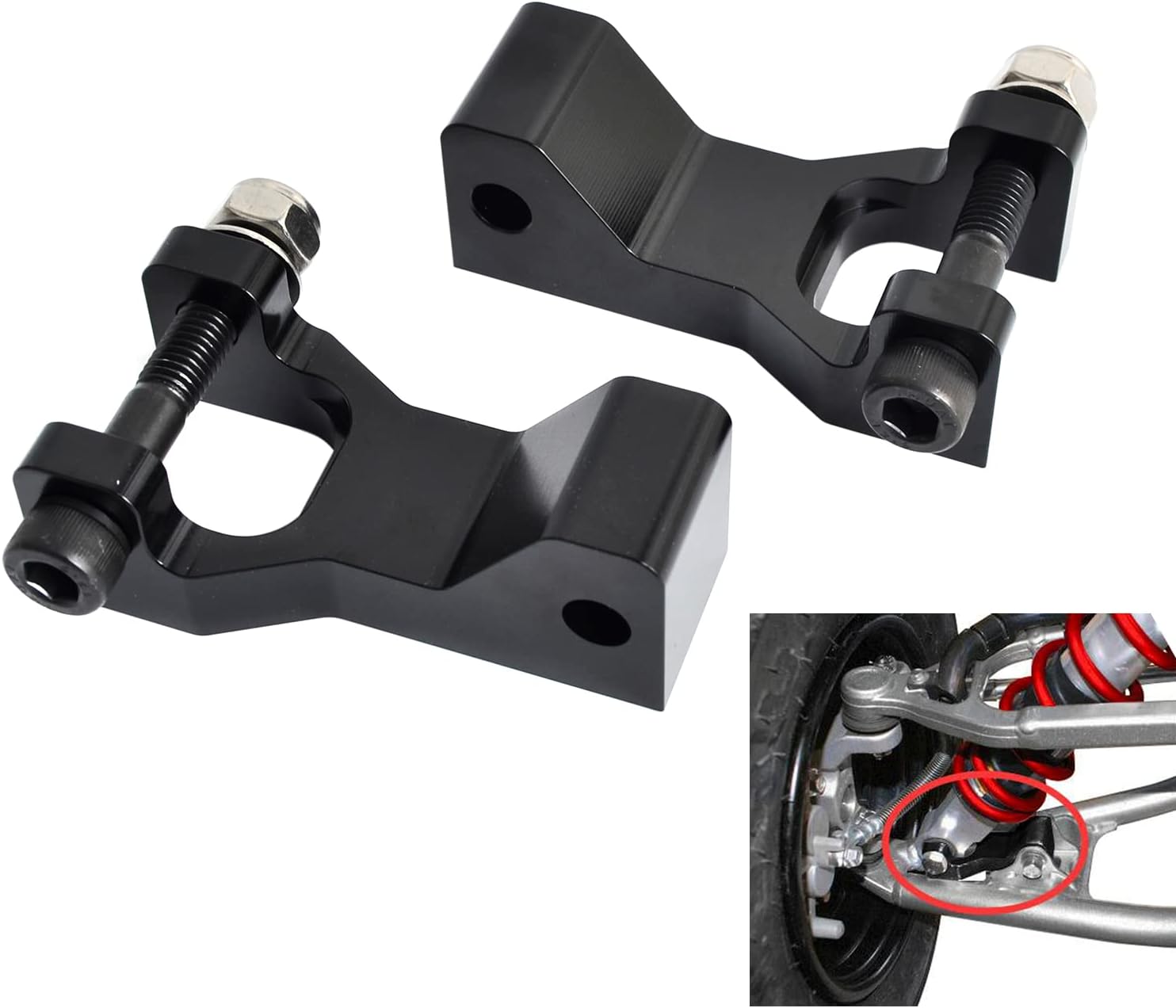 NICECNC ATV 3.5" Track 2" Front Lowering Kit Compatible with Yamaha ...